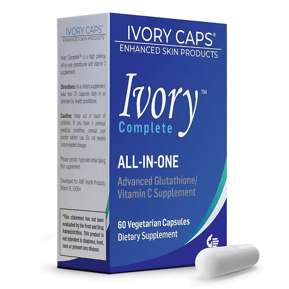 Ivory Caps Complete with Glutathione & Vitamin C – Herbal Gulf